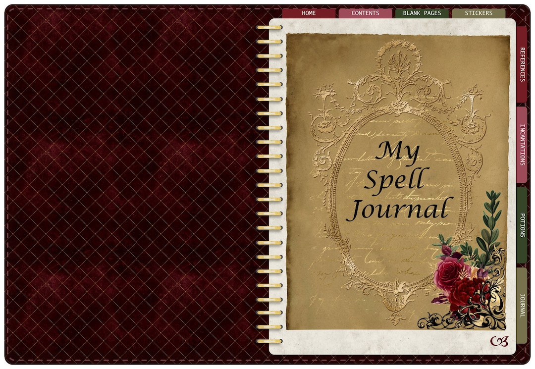 Digital Spell Journal - Etsy