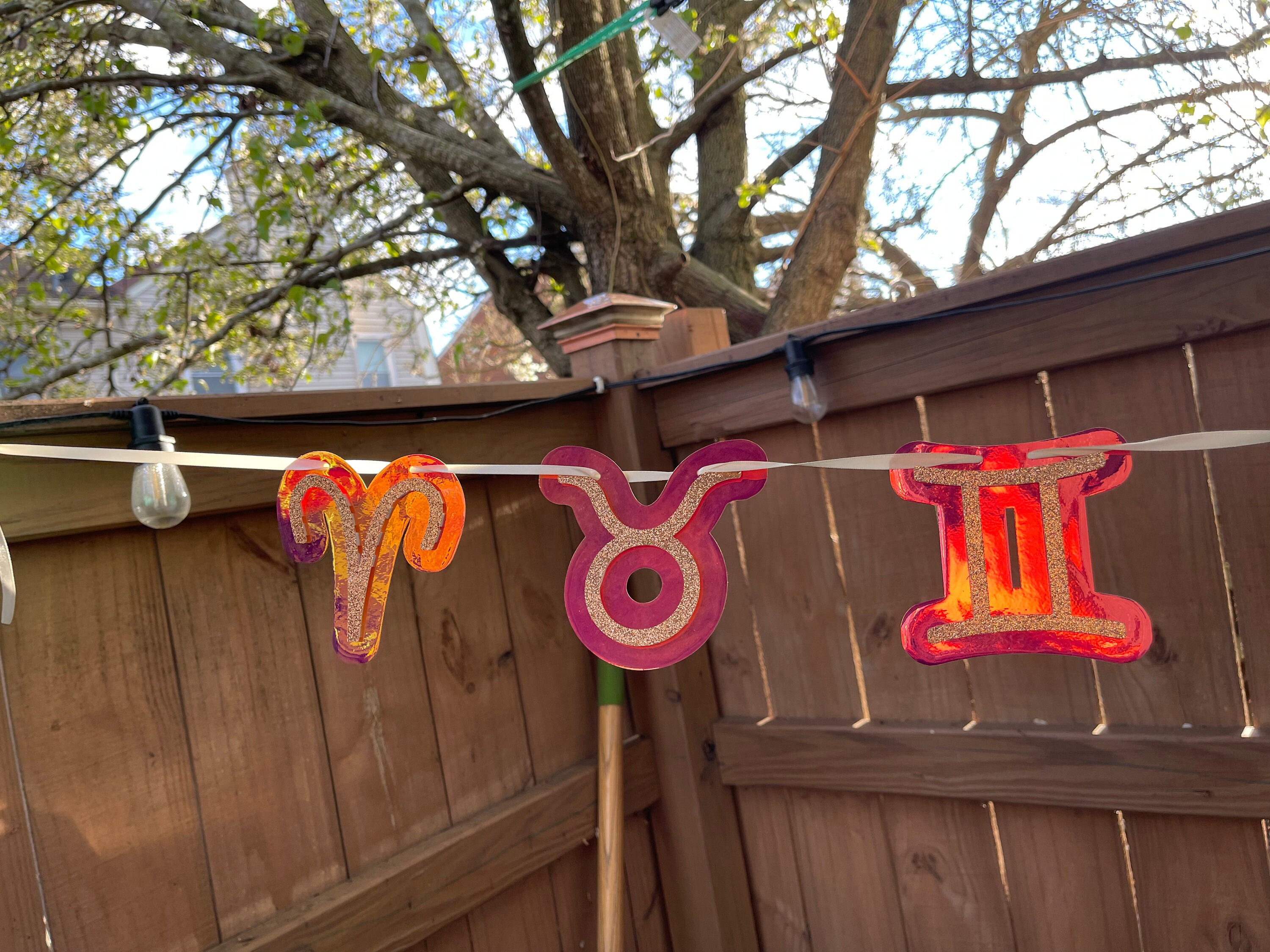 Zodiac Signs Banner Zodiac Season Party Decoration Group Birthday Party ...