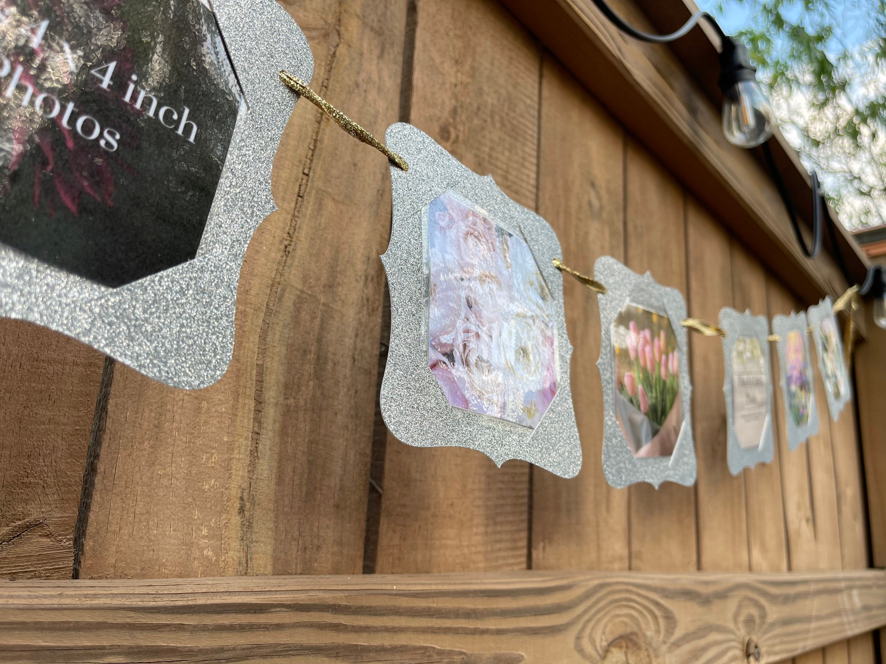 Sparkle Decorations Engagement Photo Display Friends Party Decor Mommy ...