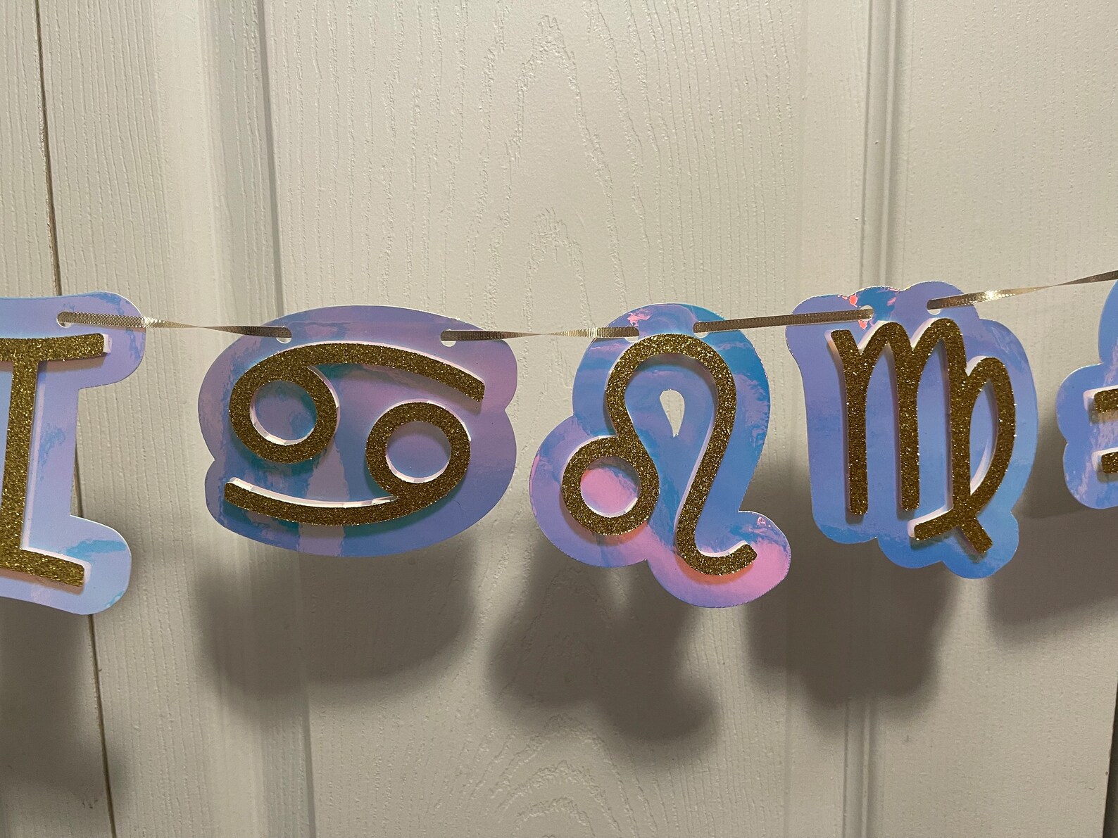 Zodiac Signs Banner Zodiac Season Party Decoration Group Birthday Party ...
