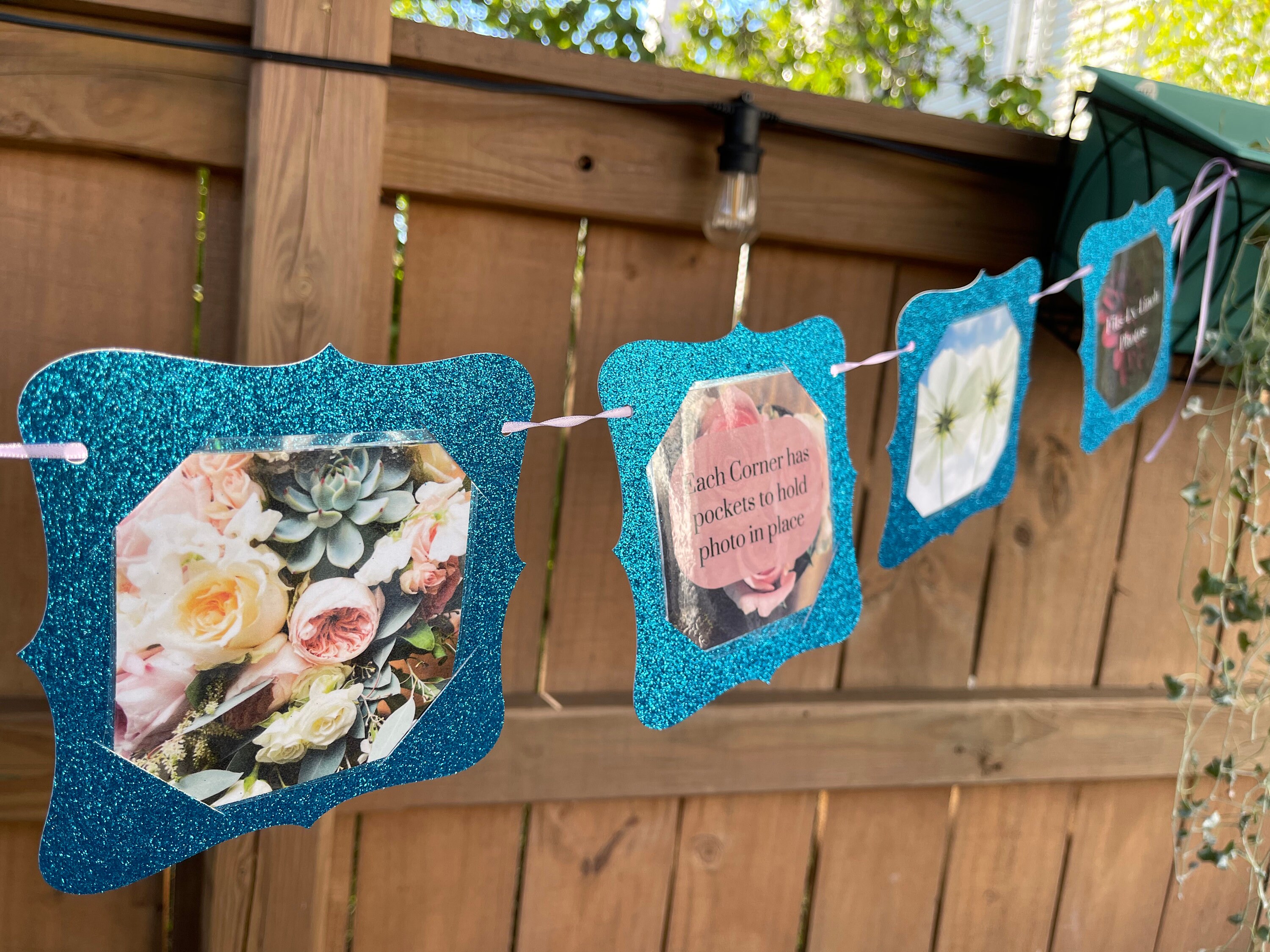 Sparkle Decorations Engagement Photo Display Friends Party Decor Mommy ...