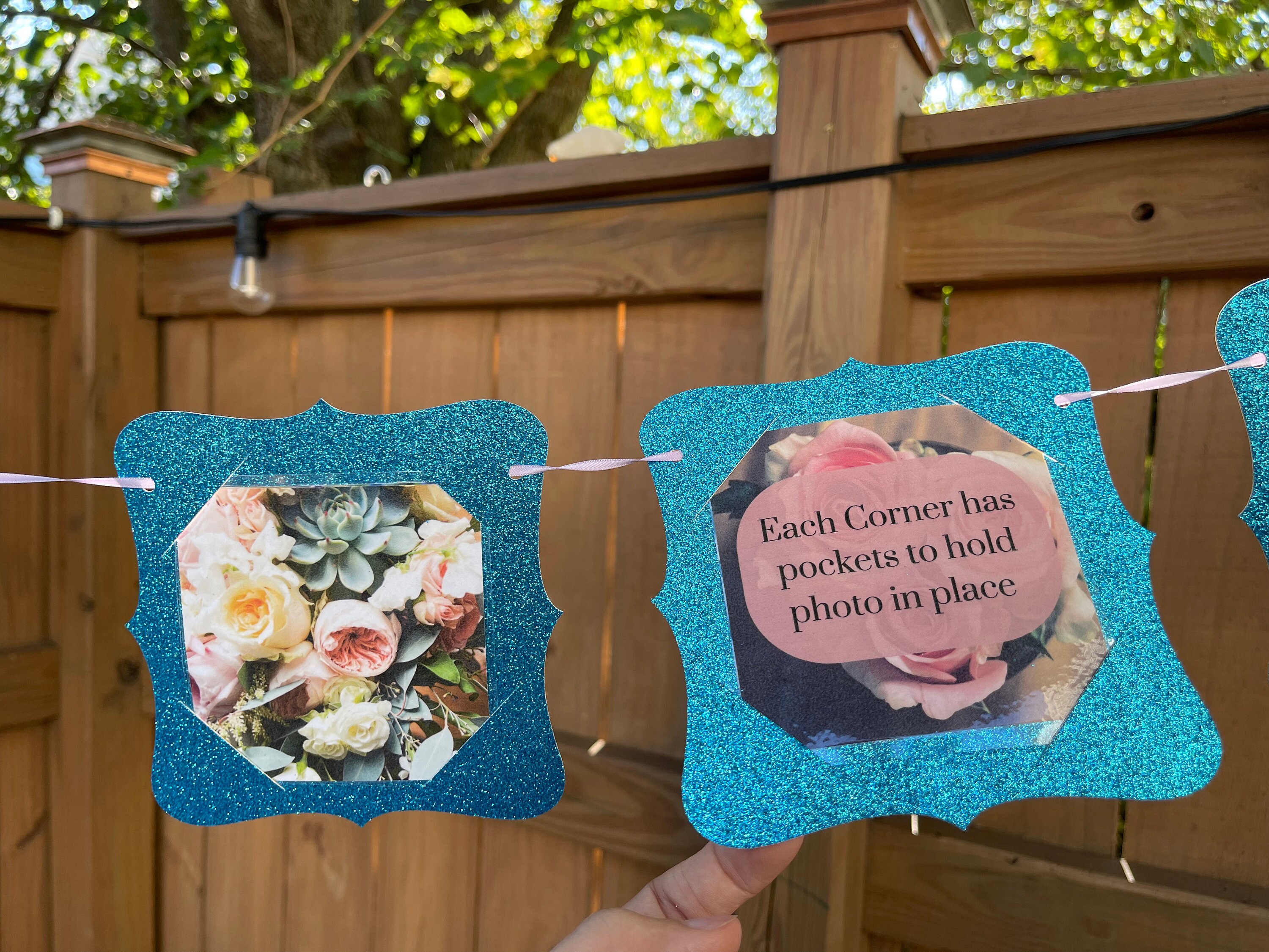 Sparkle Decorations Engagement Photo Display Friends Party Decor Mommy ...