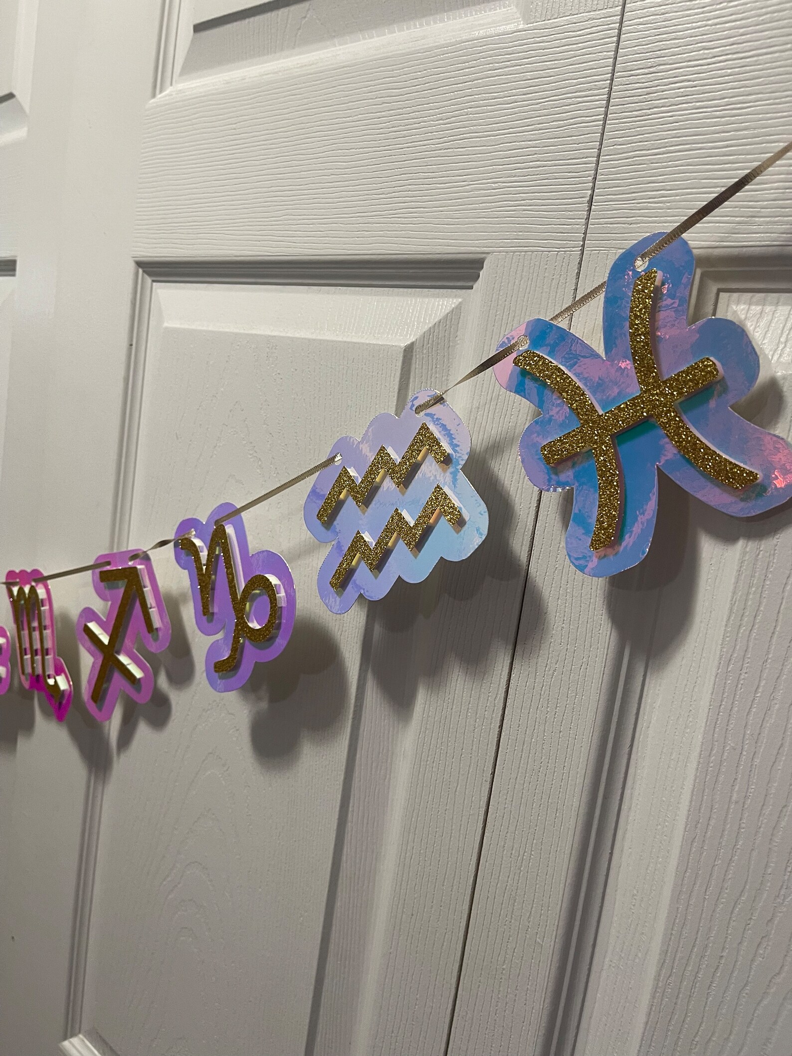 Zodiac Signs Banner Zodiac Season Party Decoration Group Birthday Party ...