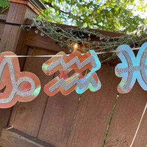 Zodiac Signs Banner Zodiac Season Party Decoration Group Birthday Party ...