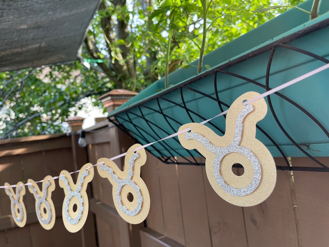 Taurus Sign Banner Zodiac Season Party Decoration Group Birthday Party ...