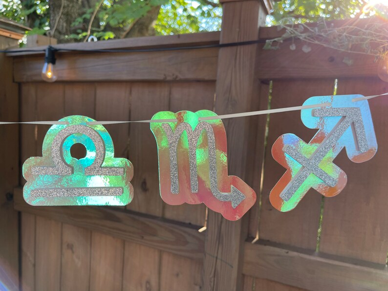Zodiac Signs Banner Zodiac Season Party Decoration Group - Etsy