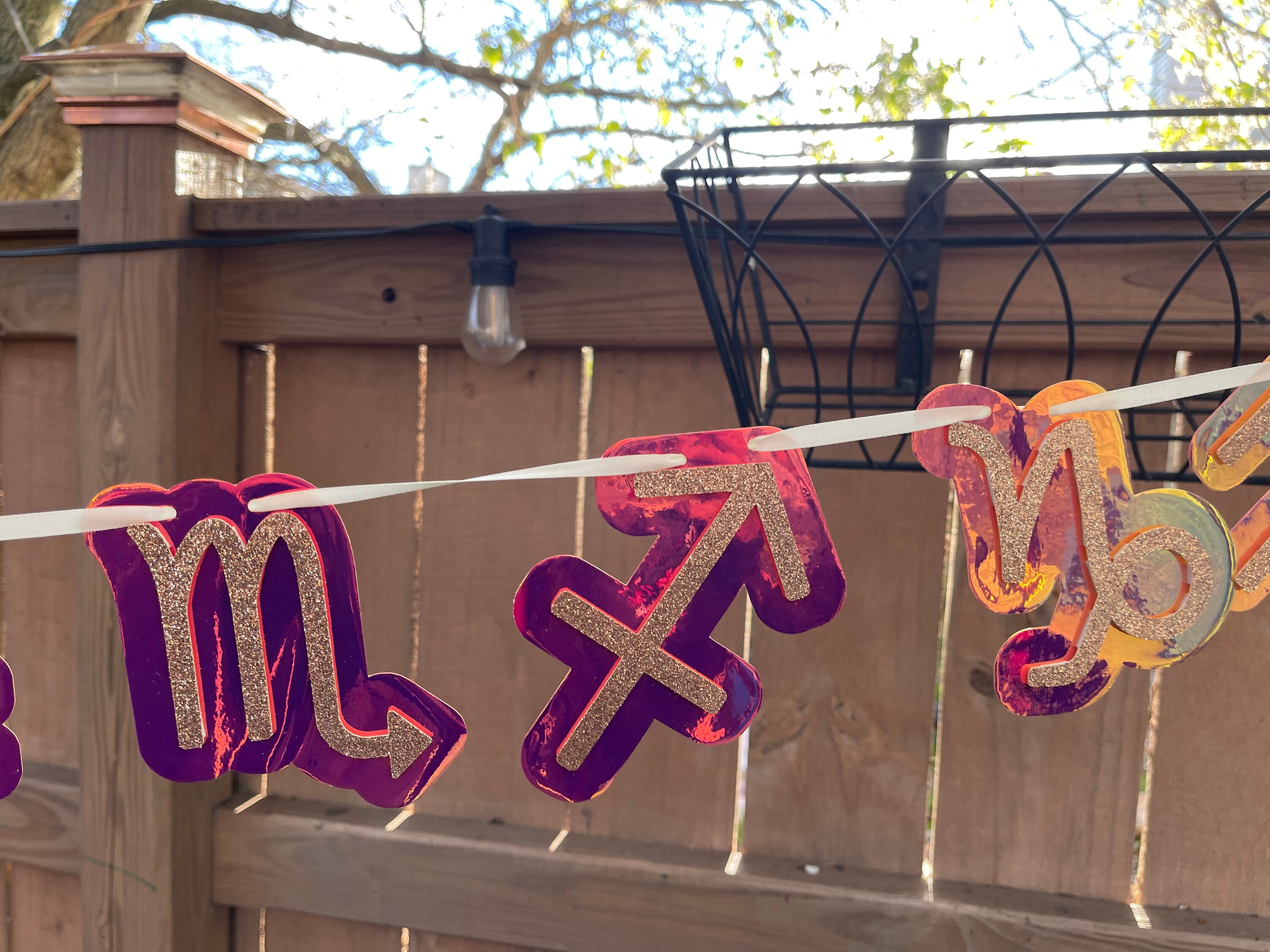 Zodiac Signs Banner Zodiac Season Party Decoration Group Birthday Party ...