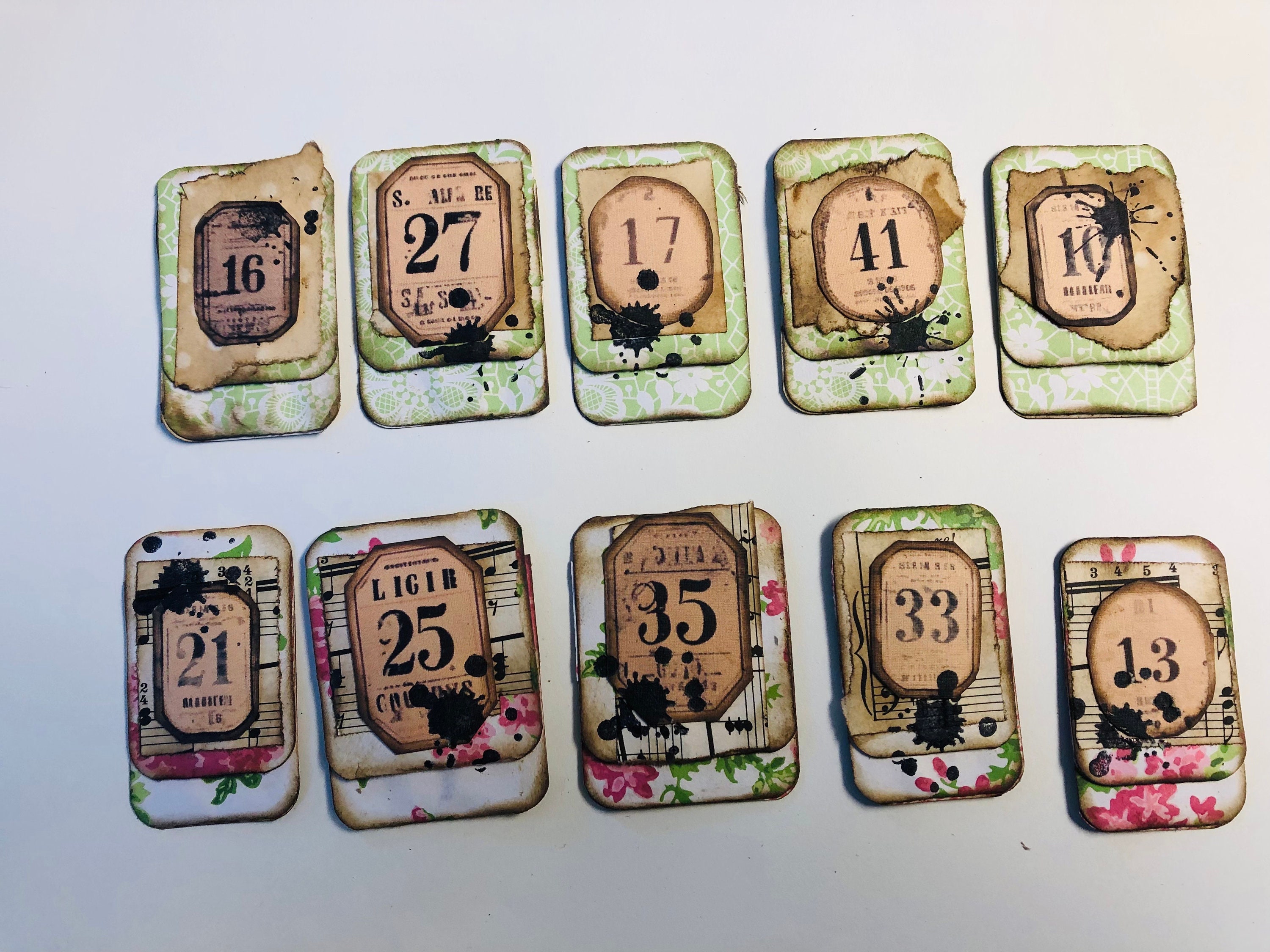 Junk Journal Hidden Paper Clips Set of 10 Junk Journal Ephemera - Etsy