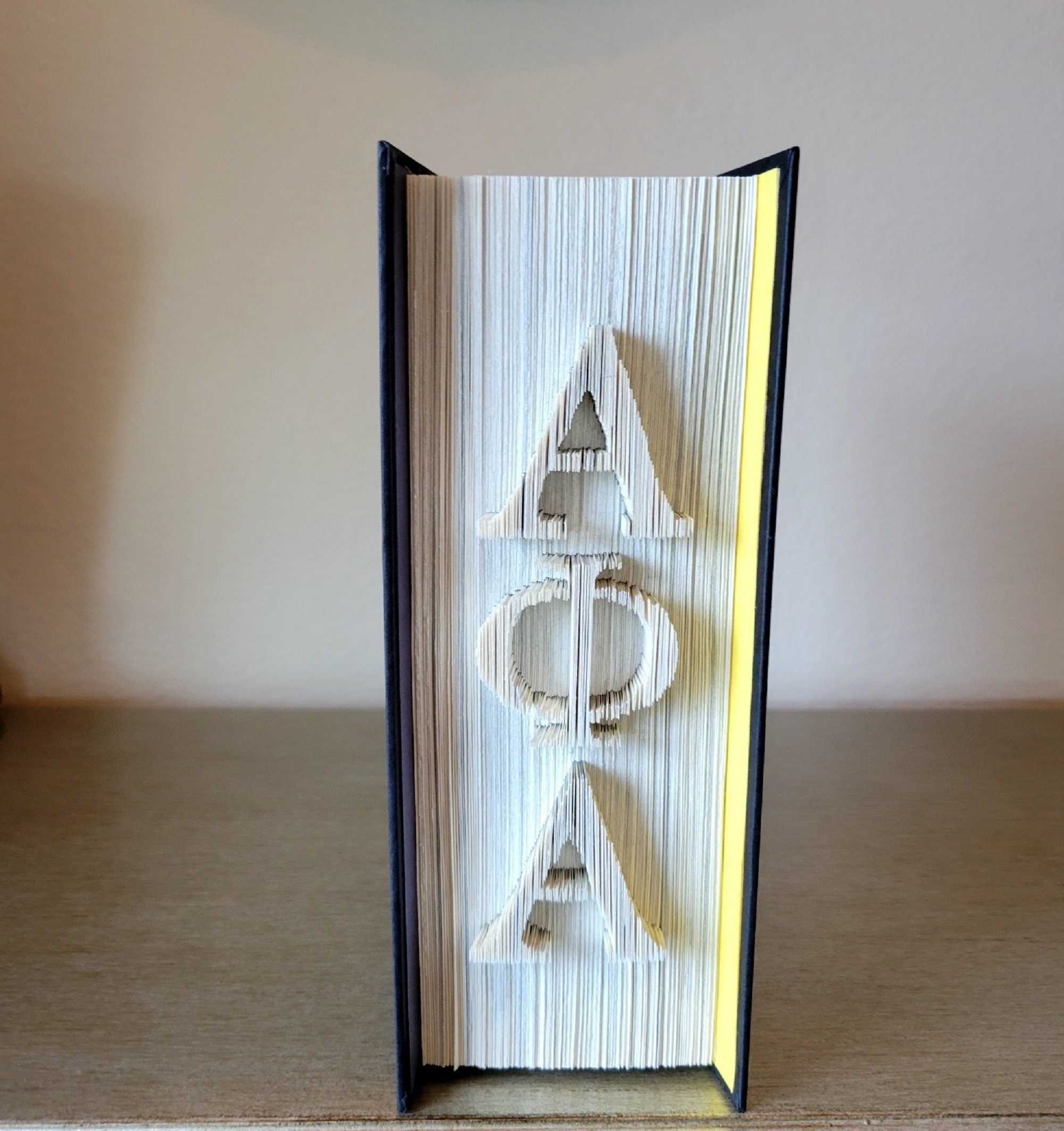 Alpha Phi Alpha Greek Letter Vertical Series of Folded and Sculptured ...