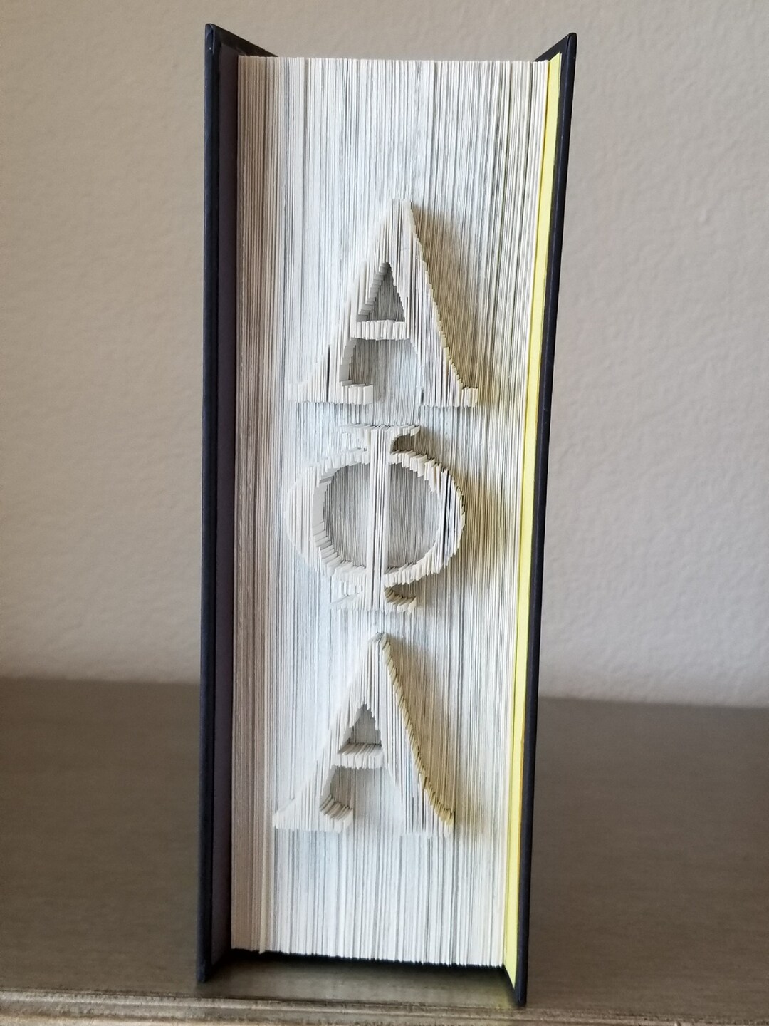 Alpha Phi Alpha Greek Letter Vertical Series of Folded and - Etsy