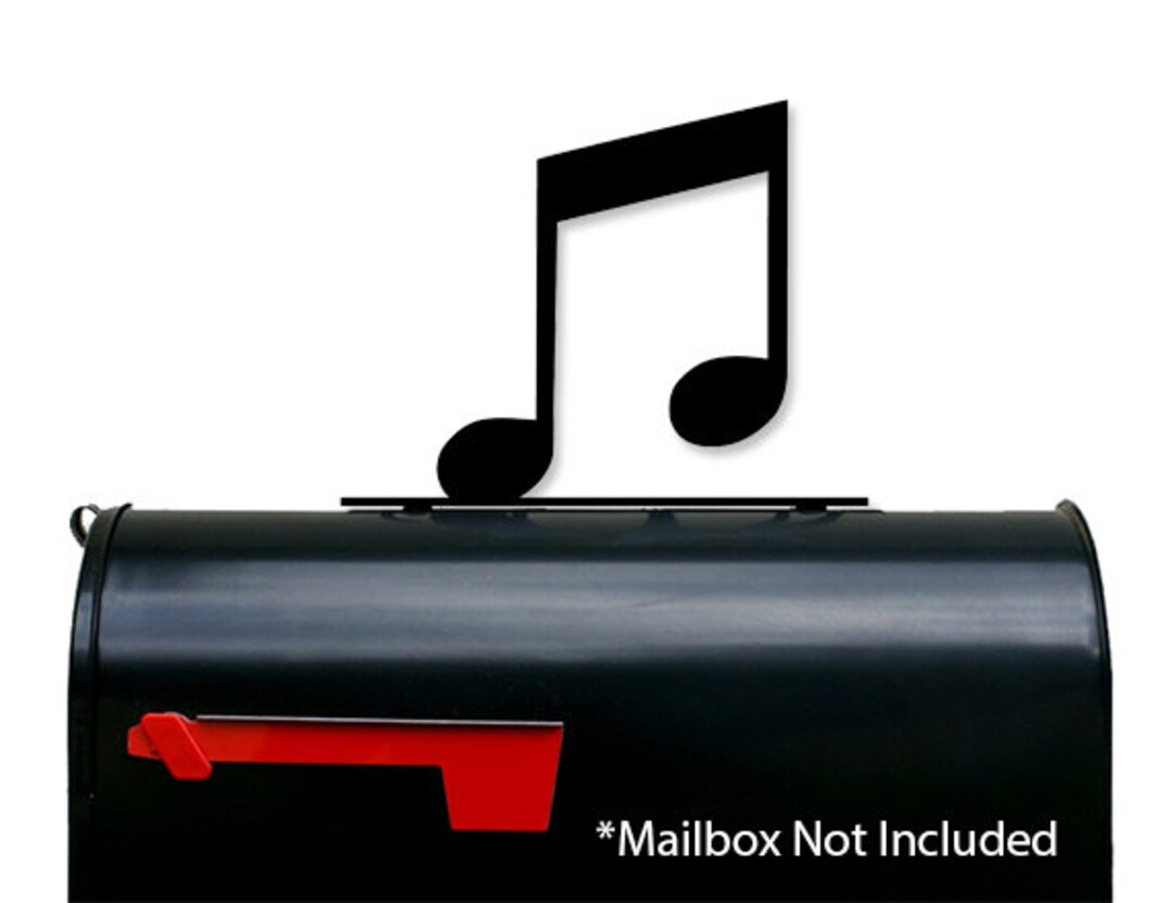Musical Notes Mailbox Topper / Sign / Plaque - Mail Box - Etsy