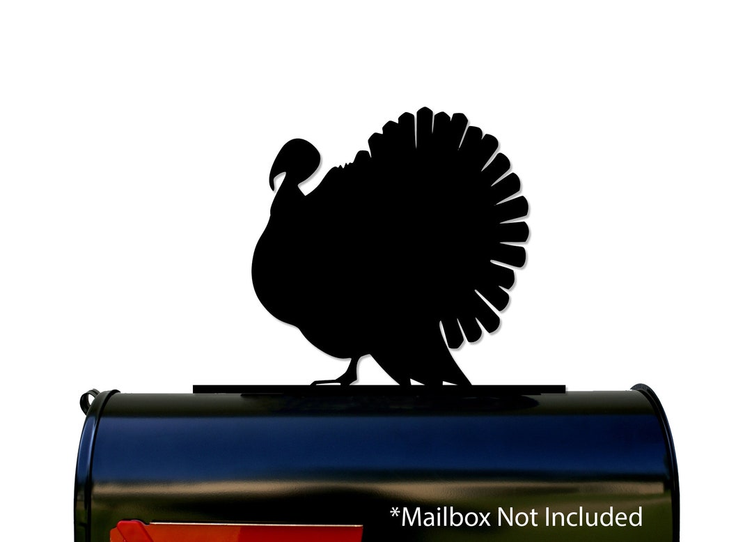 Gobbler Turkey - Metal Mailbox Topper / Sign - Tom - Strutting ...