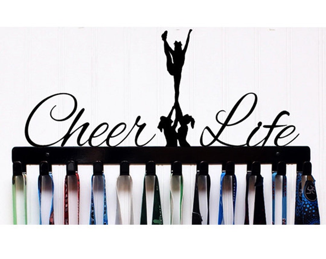 Cheer Life Cheerleading 12 Hook Metal Medal Holder Color Options - Etsy
