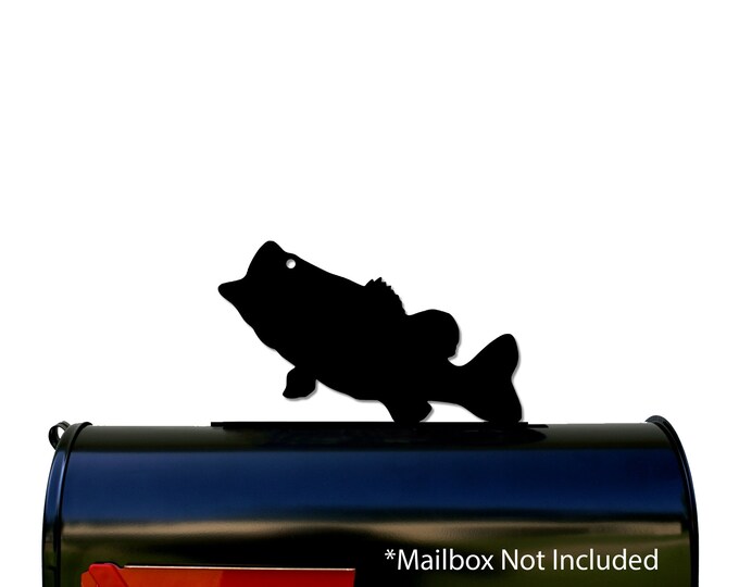 Bass Fish Metal Mailbox Topper / Sign Hardware Included - Etsy