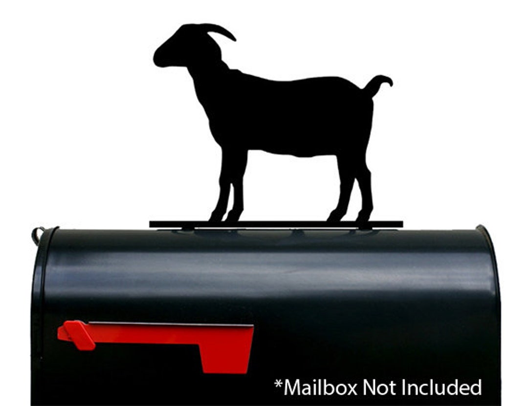 Goat Silhouette Mailbox Topper / Sign - Etsy