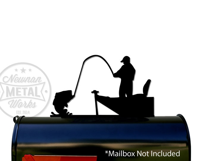 Fisherman Mailbox Topper / Sign Bass Hardware Included - Etsy