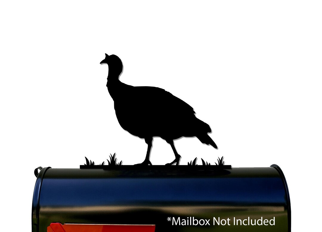Wild Turkey - Metal Mailbox Topper / Sign - Hardware Included - Etsy