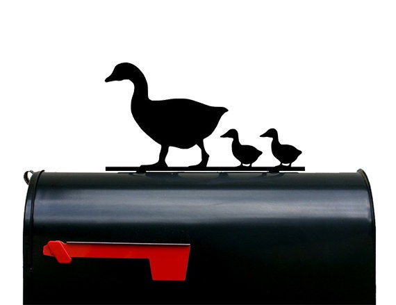 Duck With Ducklings Mailbox Topper / Plaque / Sign - Hardware Included ...
