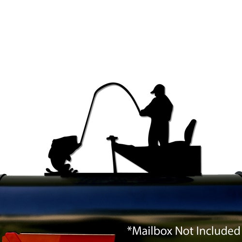 Fisherman Mailbox Topper / Sign Bass Hardware Included | Etsy