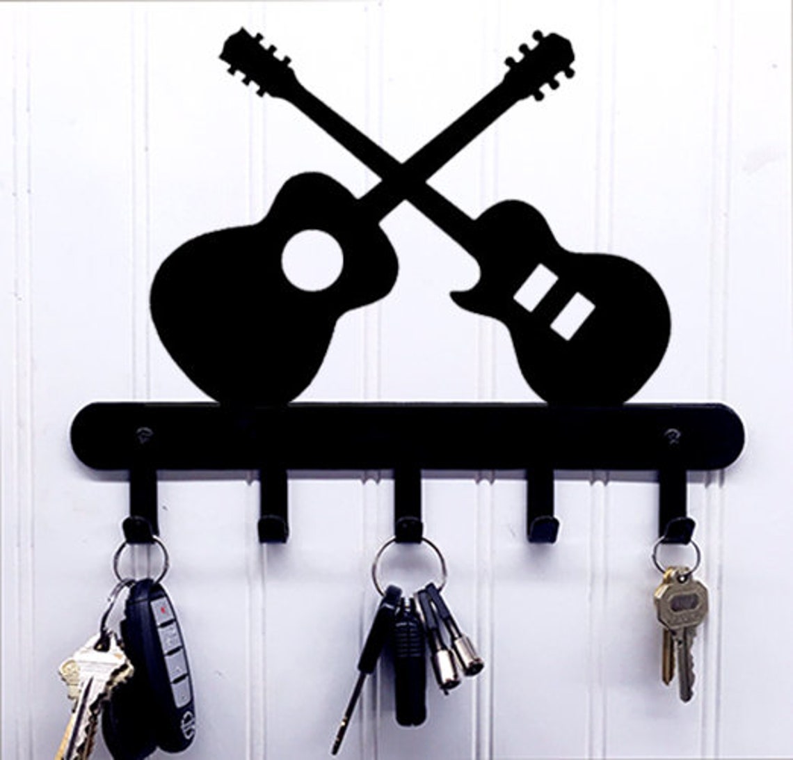 Guitars Key Holder / Rack / Hook for Wall - Etsy