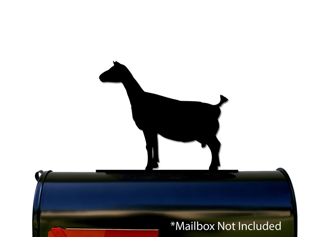 Nigerian Dwarf Goat Metal Mailbox Topper / Sign - Hardware Included - Etsy