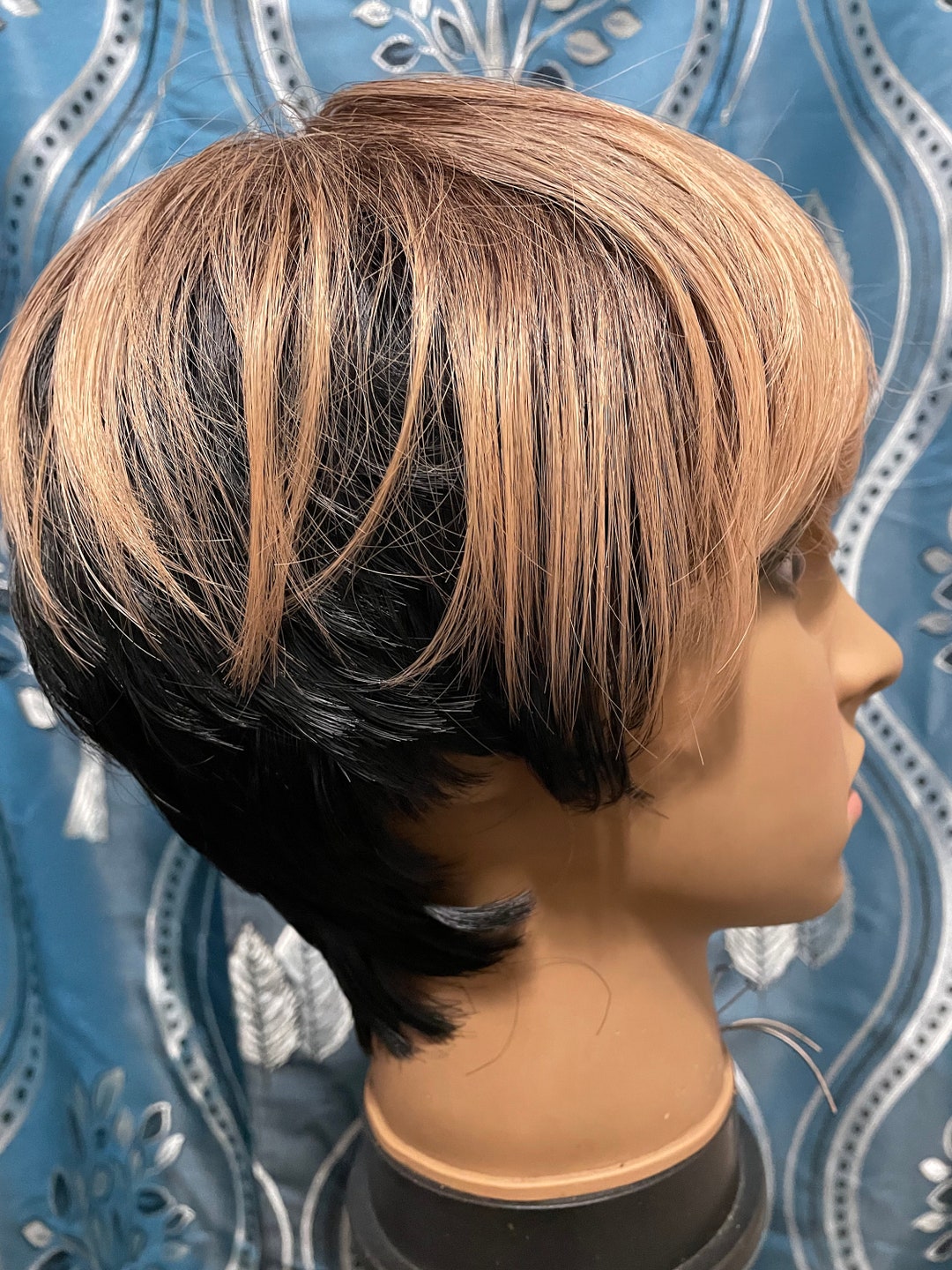 Blonde Ombré Synthetic Blend Wig - Etsy