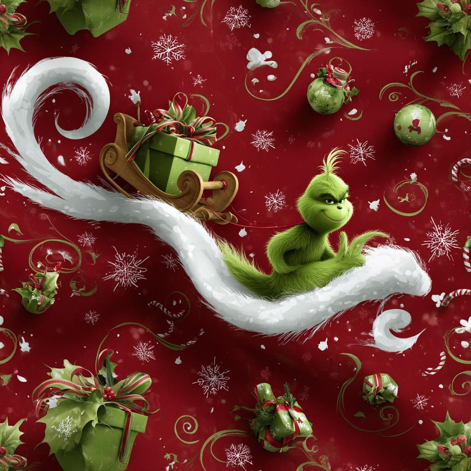 Grinch Holiday Print Designs - Etsy