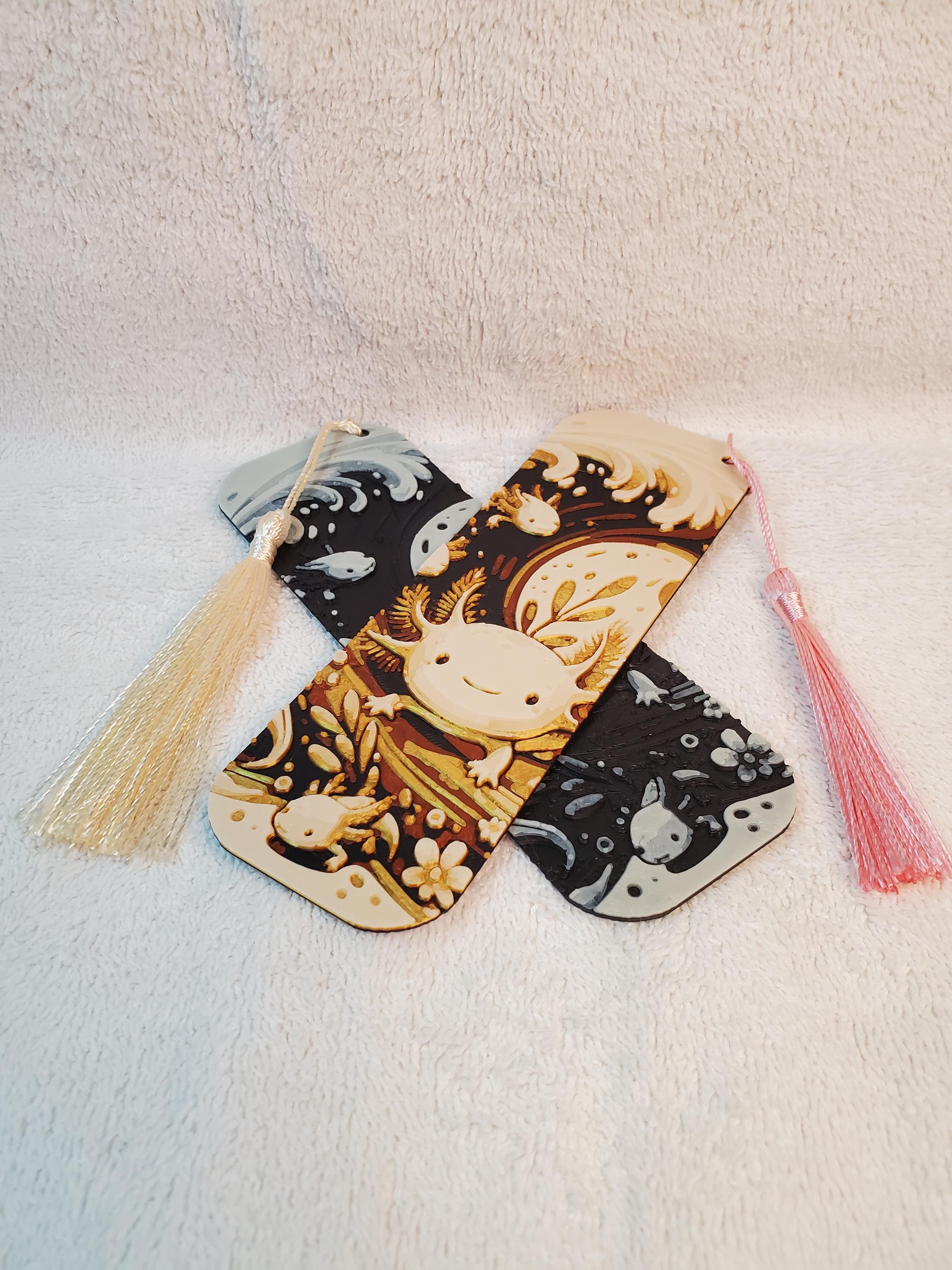Axolotl Bookmarks Set of 2 - Etsy