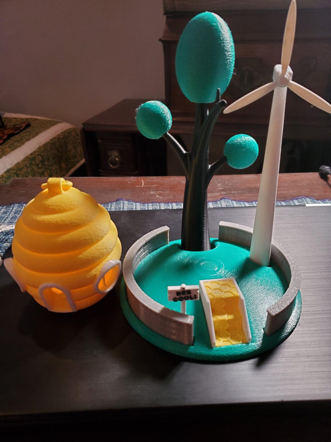 Beehive Fairy House Night Light - Etsy