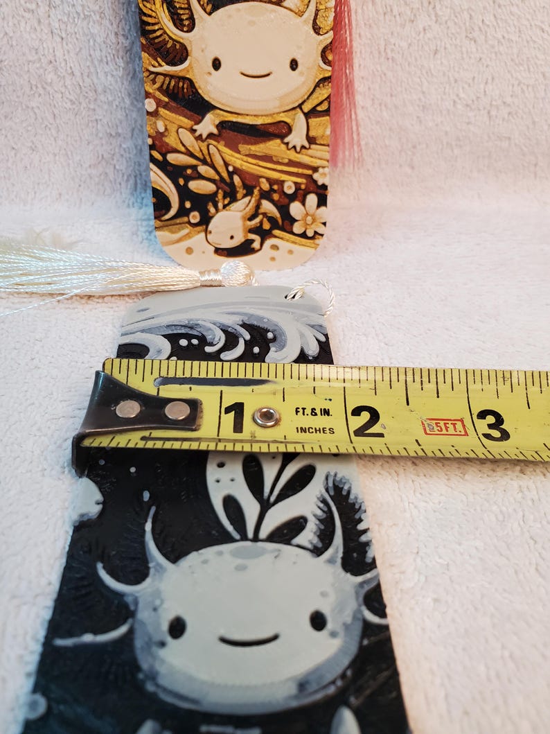 Axolotl Bookmarks Set of 2 - Etsy