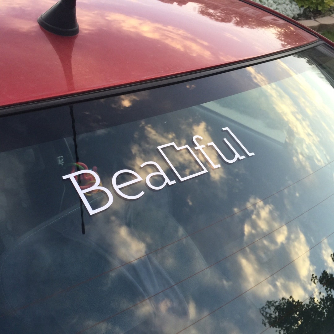 Bea-utah-ful Decal - Etsy