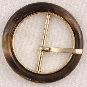 Buckles Brown Gradient Effect, Resin and Metal, 4 Colors Available, 1 ...