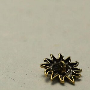 Sun Buttons in Golden Color 23mm/0.9 Pack of 5 - Etsy