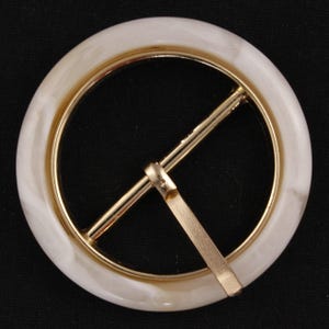 Buckles Brown Gradient Effect, Resin and Metal, 4 Colors Available, 1 ...