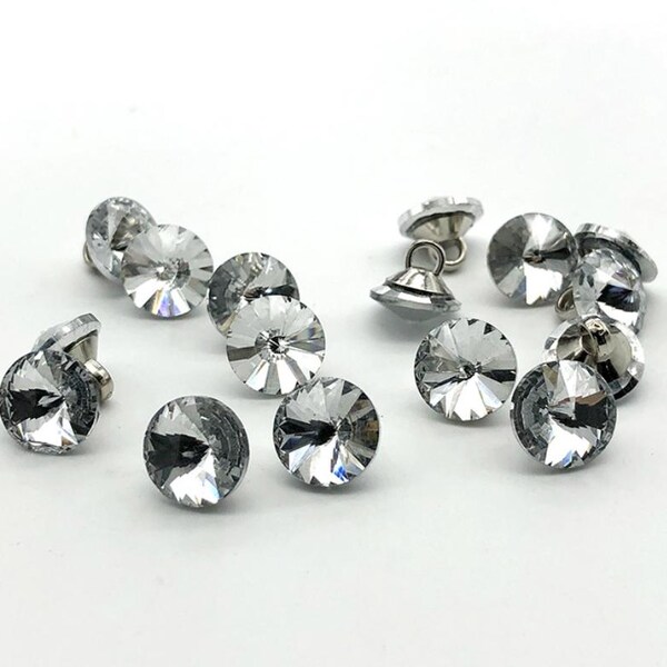 Crystal Buttons - Etsy