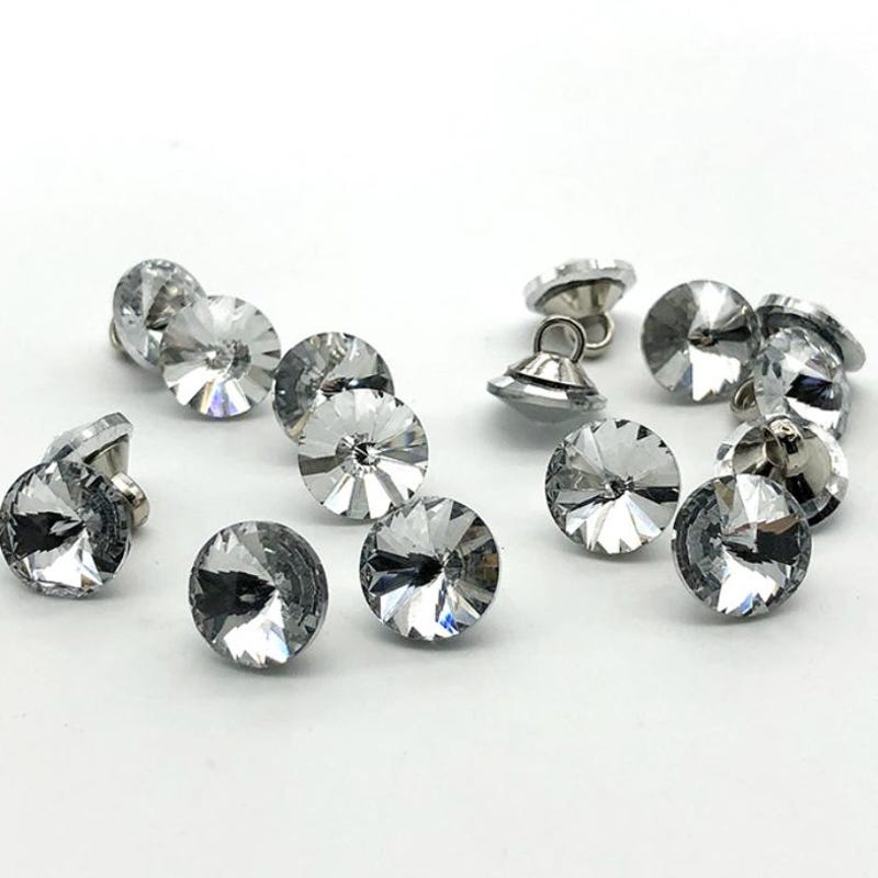 Crystal Buttons - Etsy