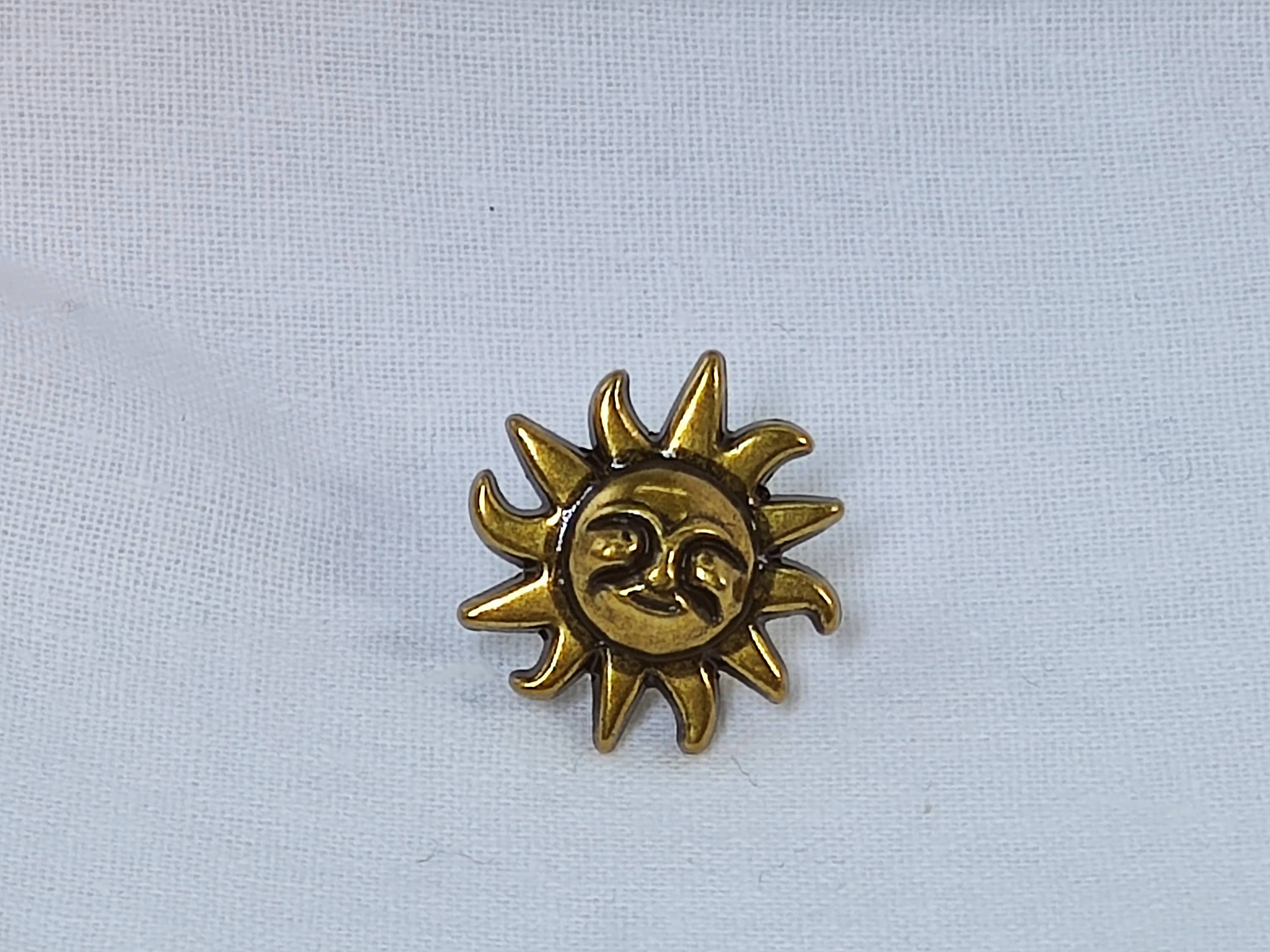 Sun Buttons in Golden Color, 23mm/0.9", Pack of 5(B264) - Etsy
