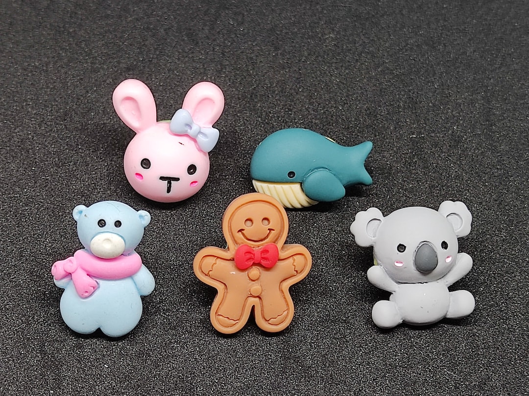 Kid Buttons Shank Back Bedtime Story Buttons Zoo Party - Etsy