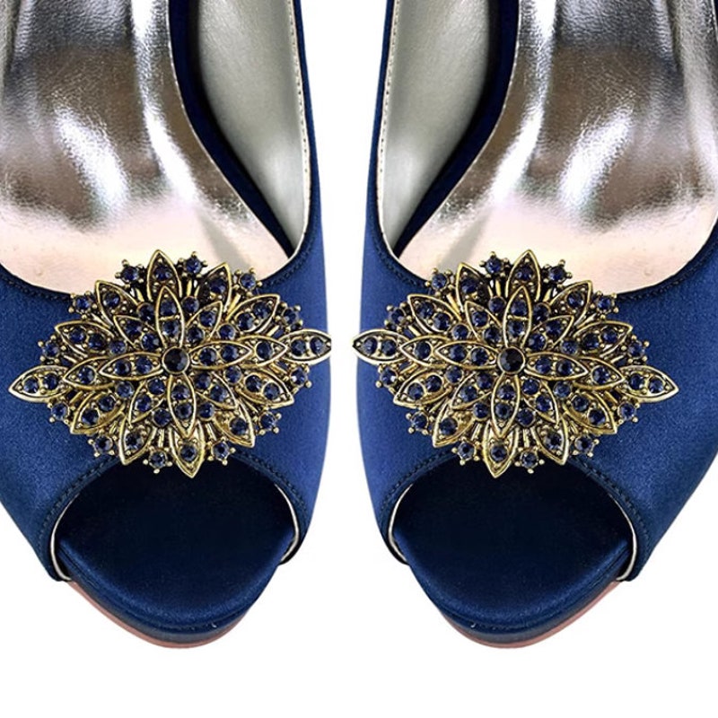 Gold Shoe Clips for Women - Etsy