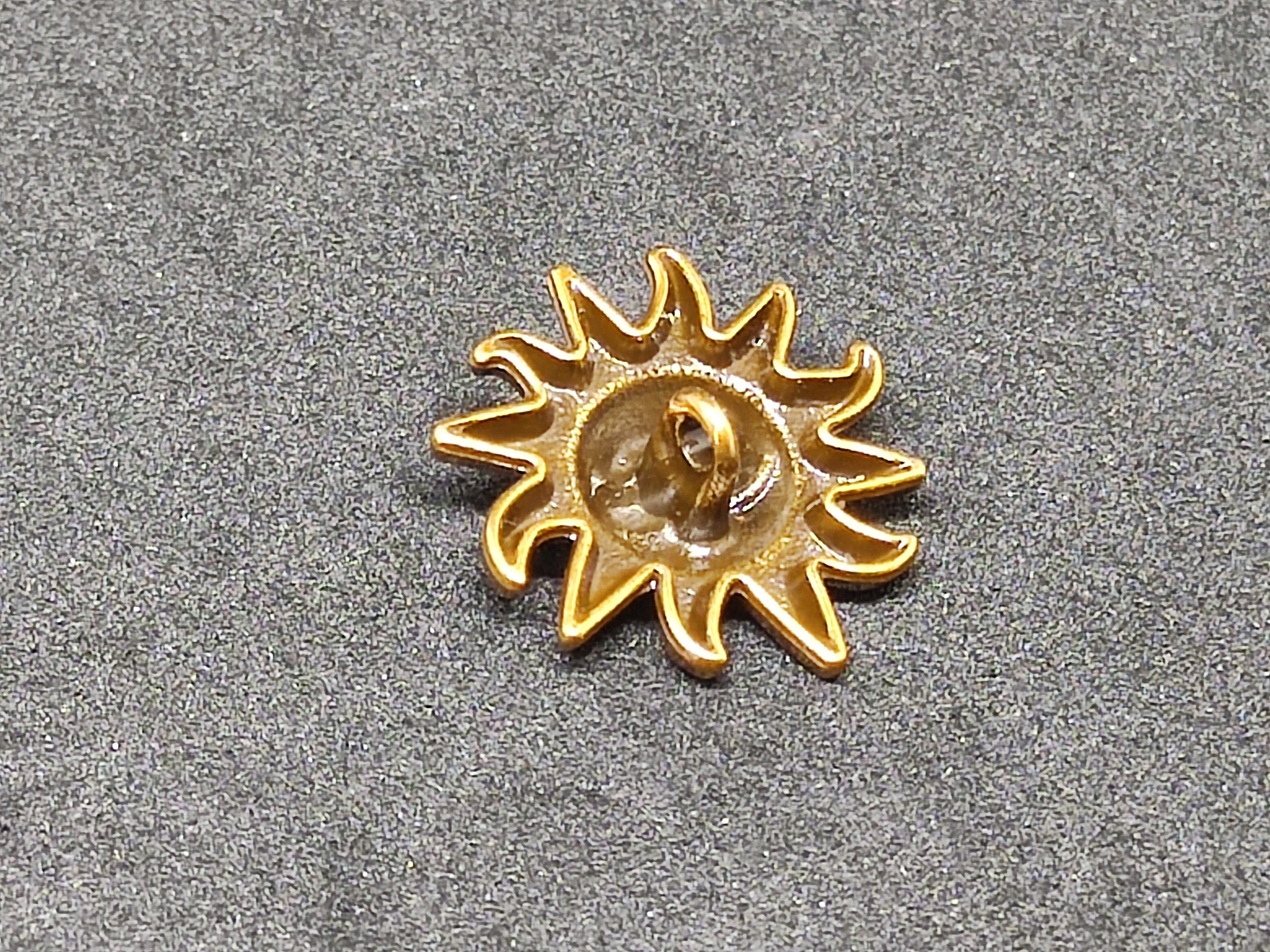 Sun Buttons in Golden Color, 23mm/0.9", Pack of 5(B264) - Etsy