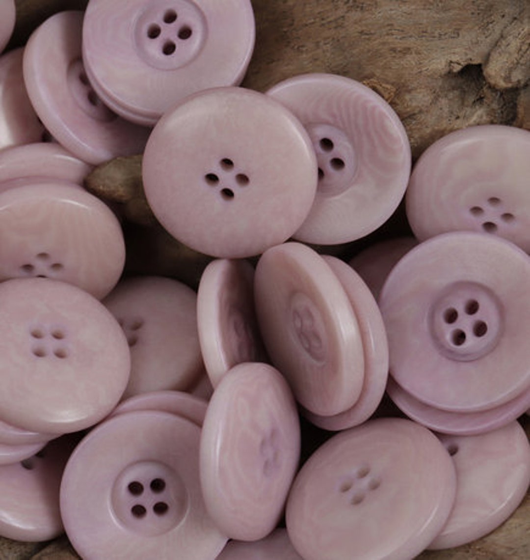Light Pink Buttons 15mm 18mm 20mm Natural Corozo Buttons - Etsy