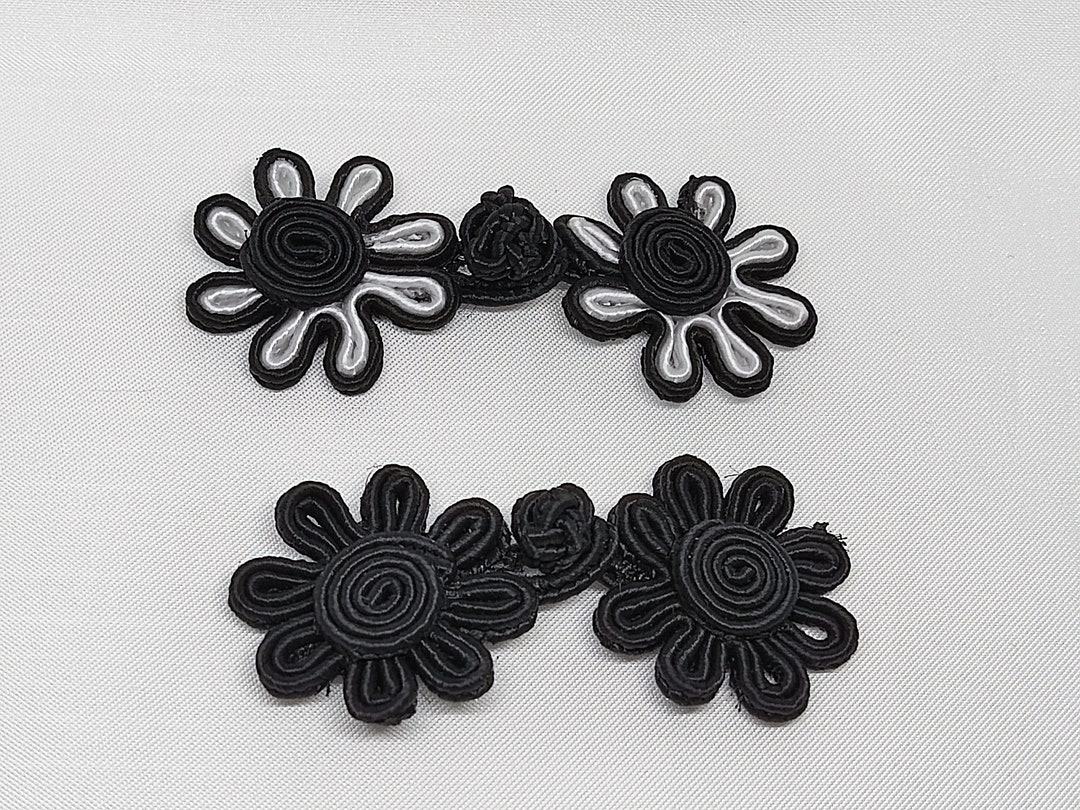 Black Frog Closures, Sunflower Design, 5 Setsb352 - Etsy
