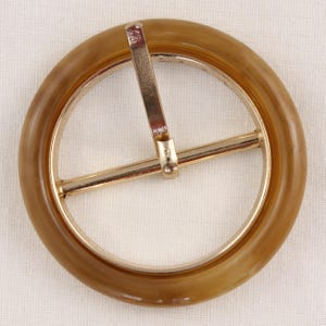 Buckles Brown Gradient Effect, Resin and Metal, 4 Colors Available, 1 ...