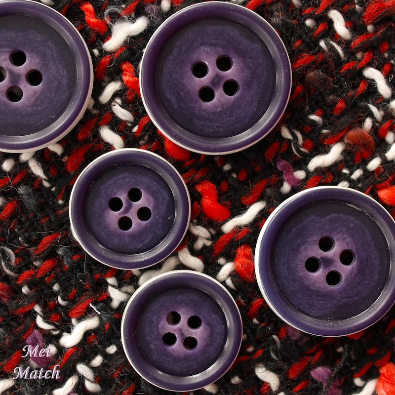 Purple Buttons - Etsy