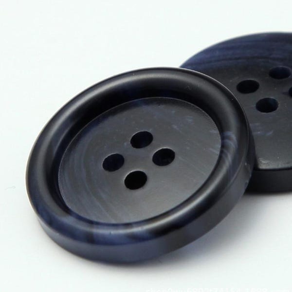 Blue Buttons - Etsy
