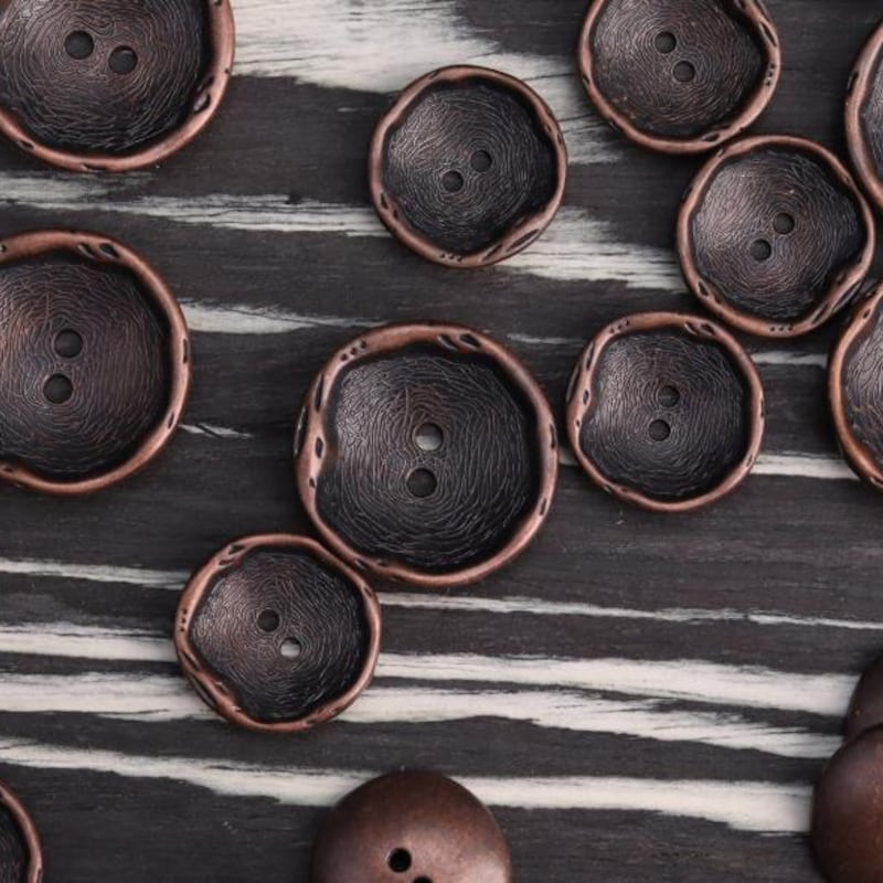 Copper Buttons - Etsy