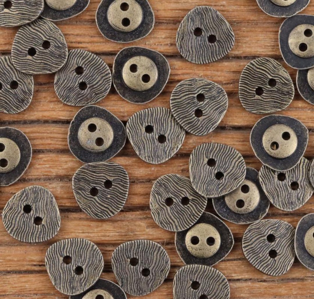 Metal Shirt Buttons, Bronze Tone, Shell Shape Design, 12mm/0.47",pack ...
