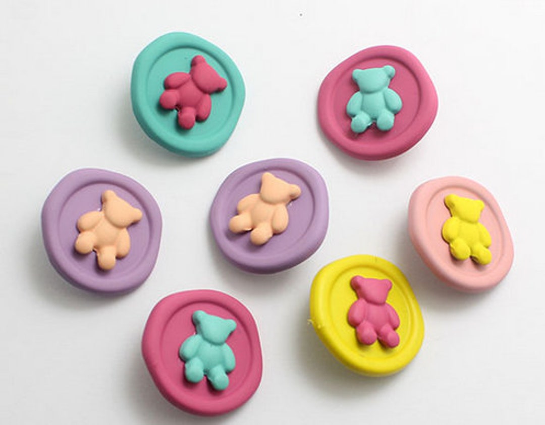 Metal Bear Buttons, Pop Art Style Buttons, 23mm/0.9, Pack of 10B425 - Etsy