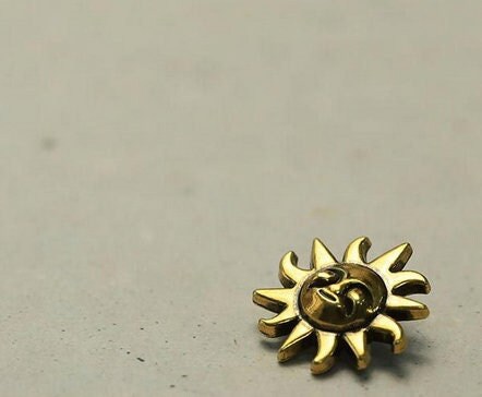 Sun Buttons in Golden Color 23mm/0.9 Pack of 5 - Etsy