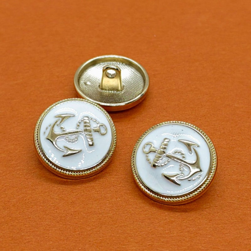 Anchor Buttons - Etsy